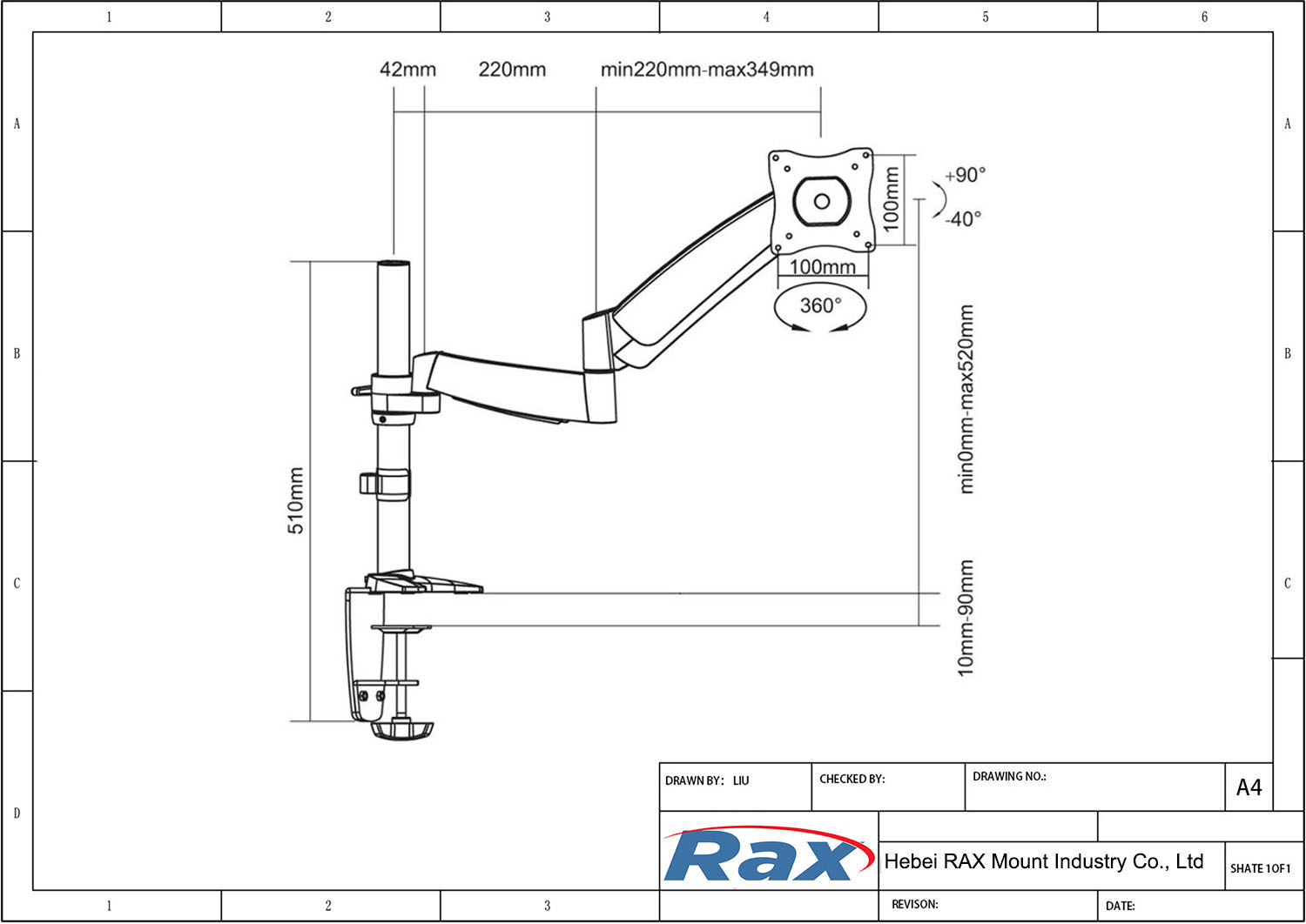Single, Dual , and Triple Pole Mounted Monitor Arm Manufacturer